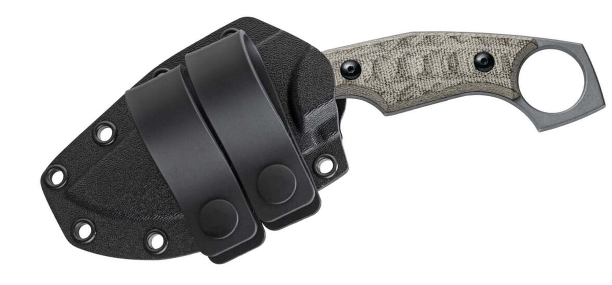 A-TAC Inc. | Fox Knives Monkey Thumper OD Green Micarta Knife